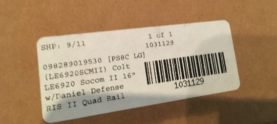 LE6920 SOCOM II (2013) – The Colt AR-15 Resource