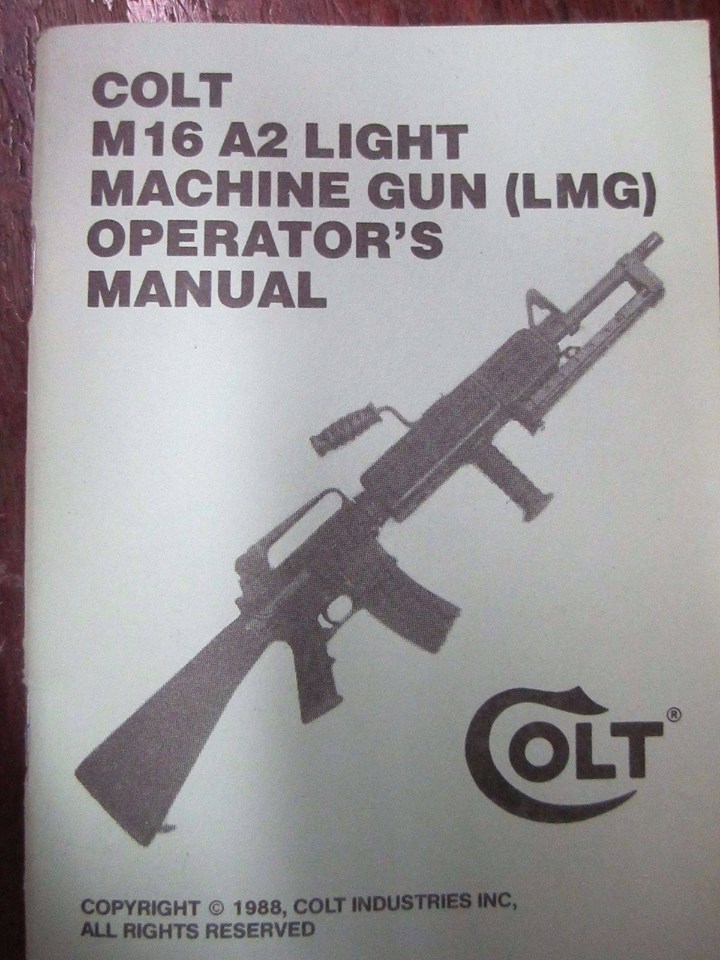 Colt R0750 Light Machine Gun (LMG) / Light Automatic Rifle – The Colt ...