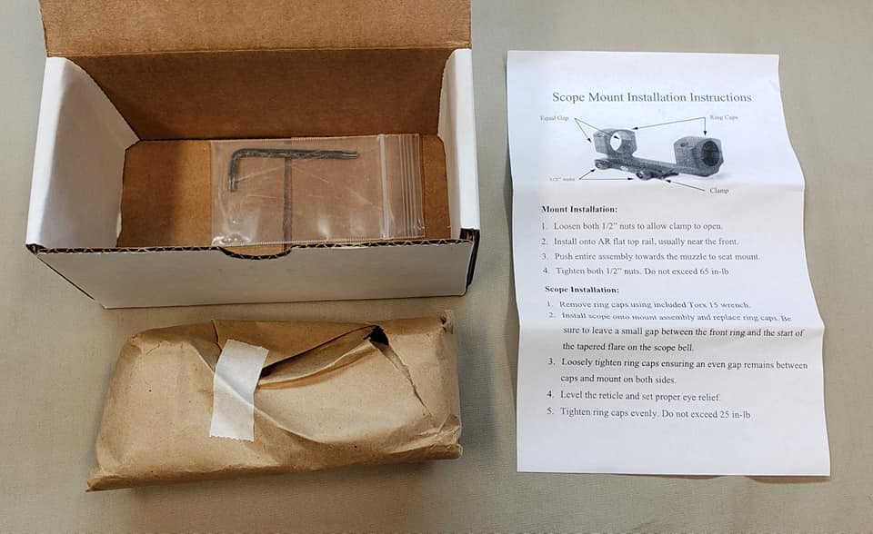 Colt Competition 1″ Scope Mount Part #1401 – The Colt AR-15 Resource