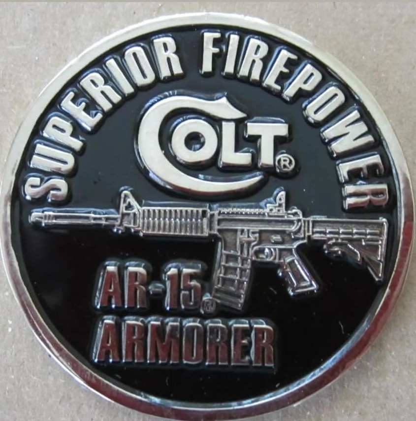 Colt AR-15 Certified Armorer Coin – The Colt AR-15 Resource