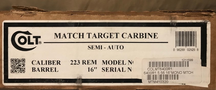 MT6400R1 – The Colt AR-15 Resource