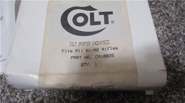 Colt Sporter Cheekpiece PN: CA10026 – The Colt AR-15 Resource