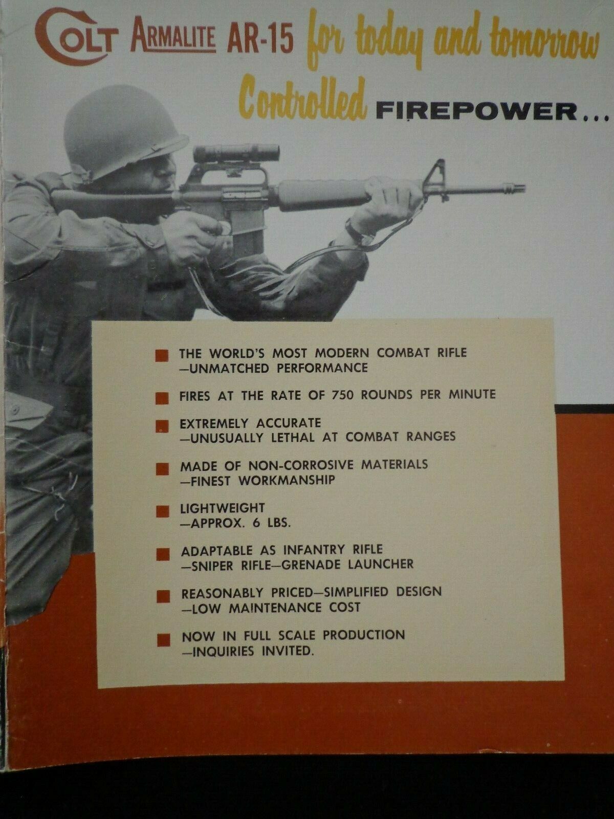 Colt Armalite Combat Firepower – The Colt AR-15 Resource