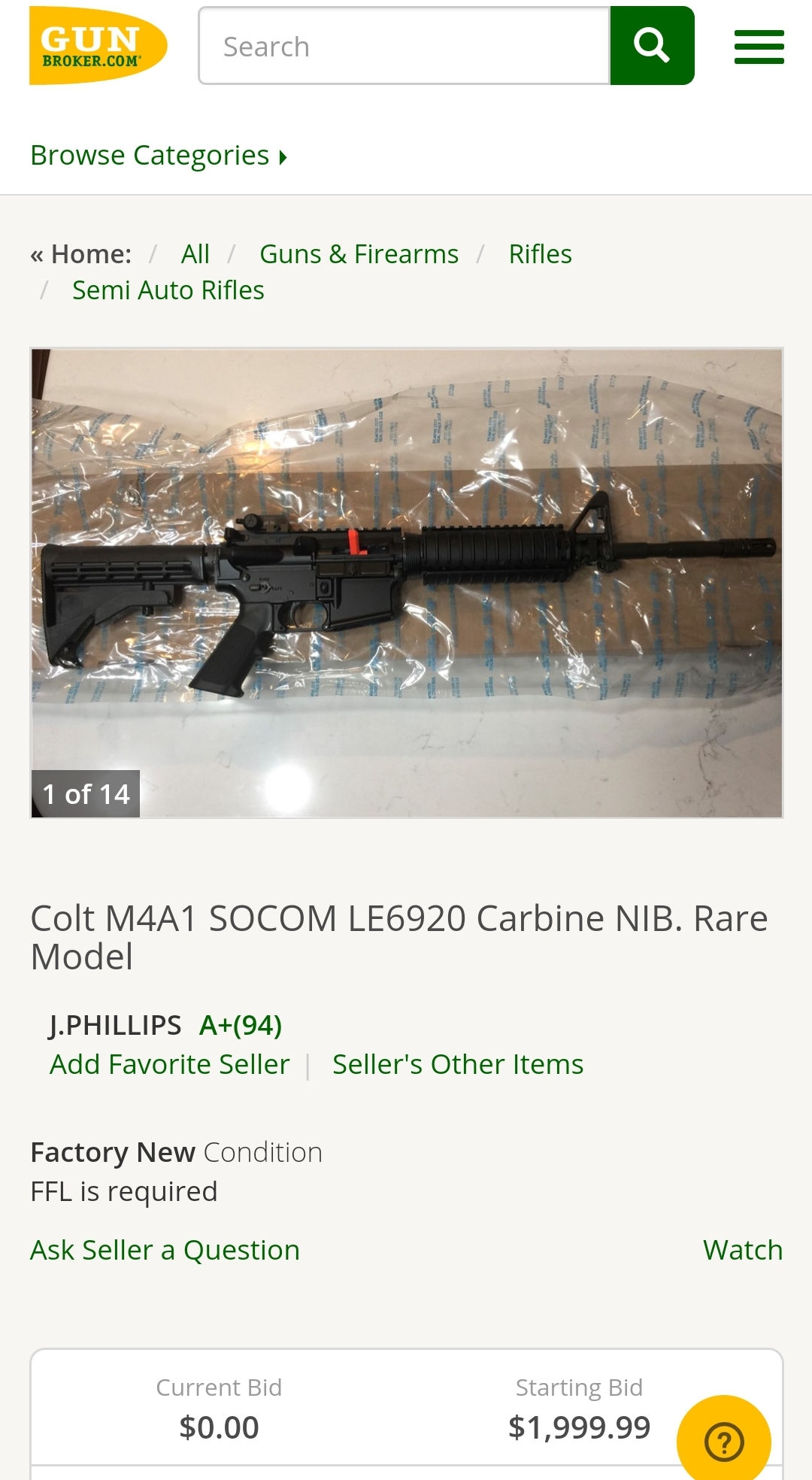 Colt 2017 LE6920SOCOM – The Colt AR-15 Resource