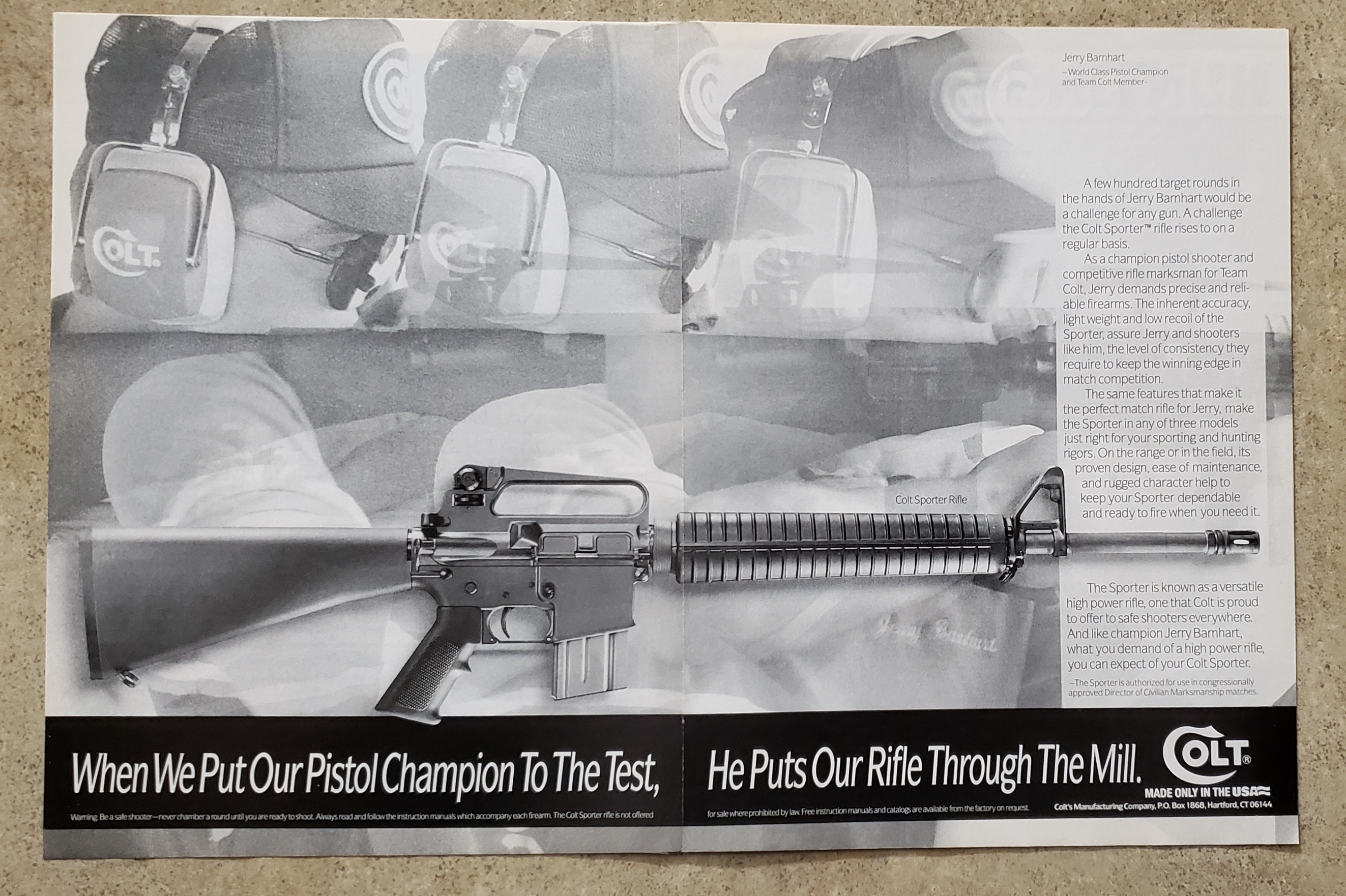 1990 Colt AR-15A2 Sporter HBAR Advertisement – The Colt AR-15 Resource