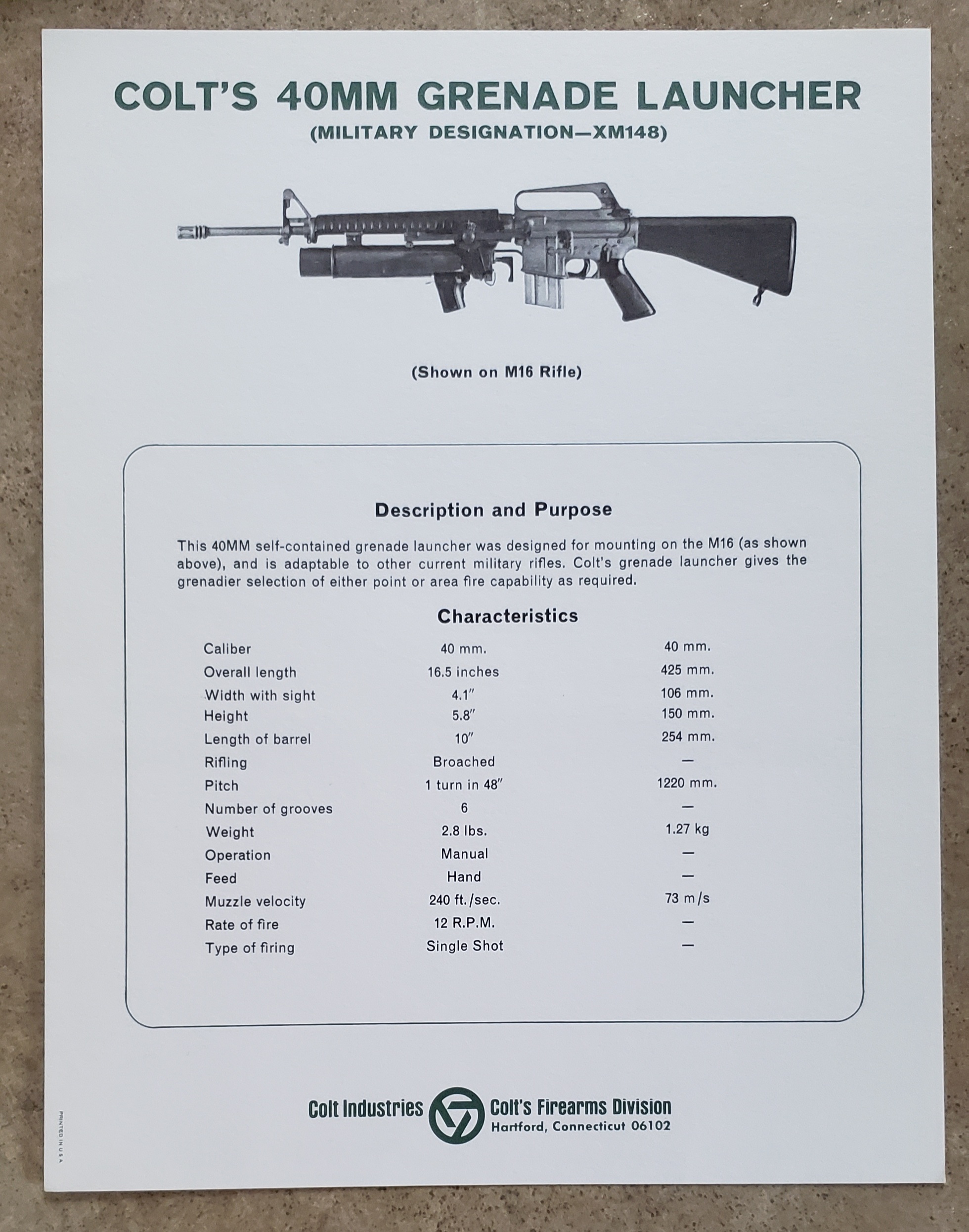 1966 ‘Colt Military Weapons’ Promotional Folder – The Colt AR-15 Resource