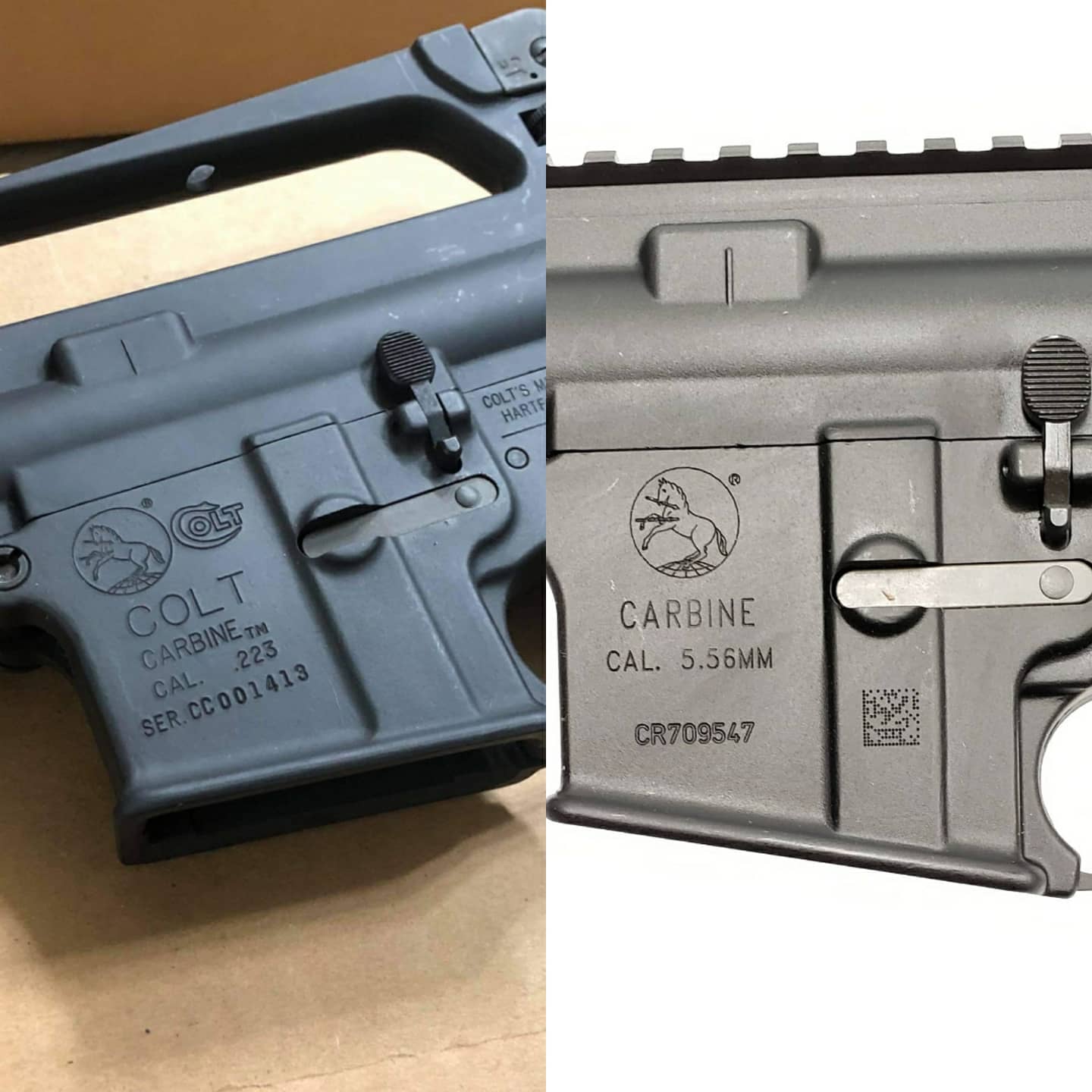 Older Colt AR6520 ‘Carbine’ Lower Receiver with New Colt CR6920 ...