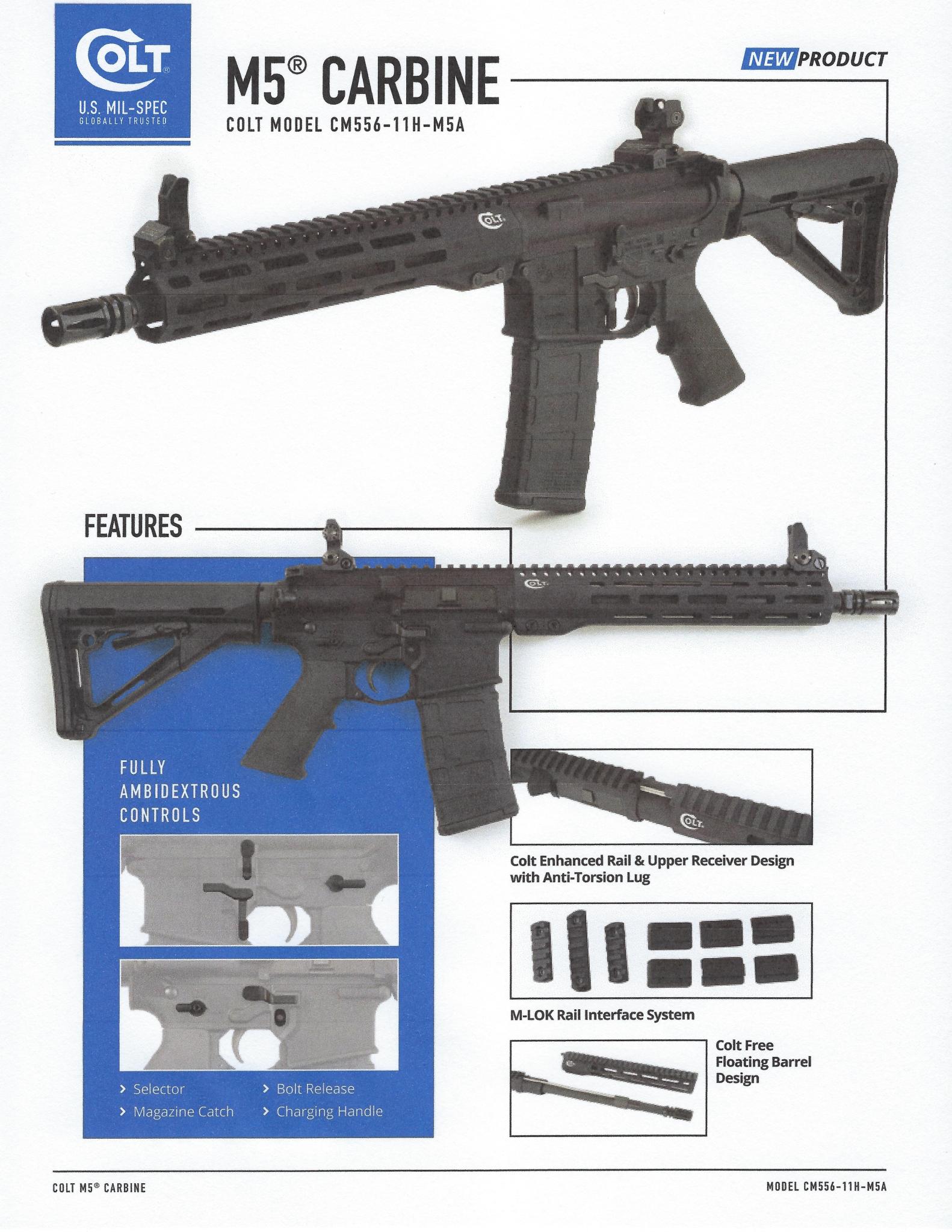 Colt M5 Carbine – The Colt AR-15 Resource