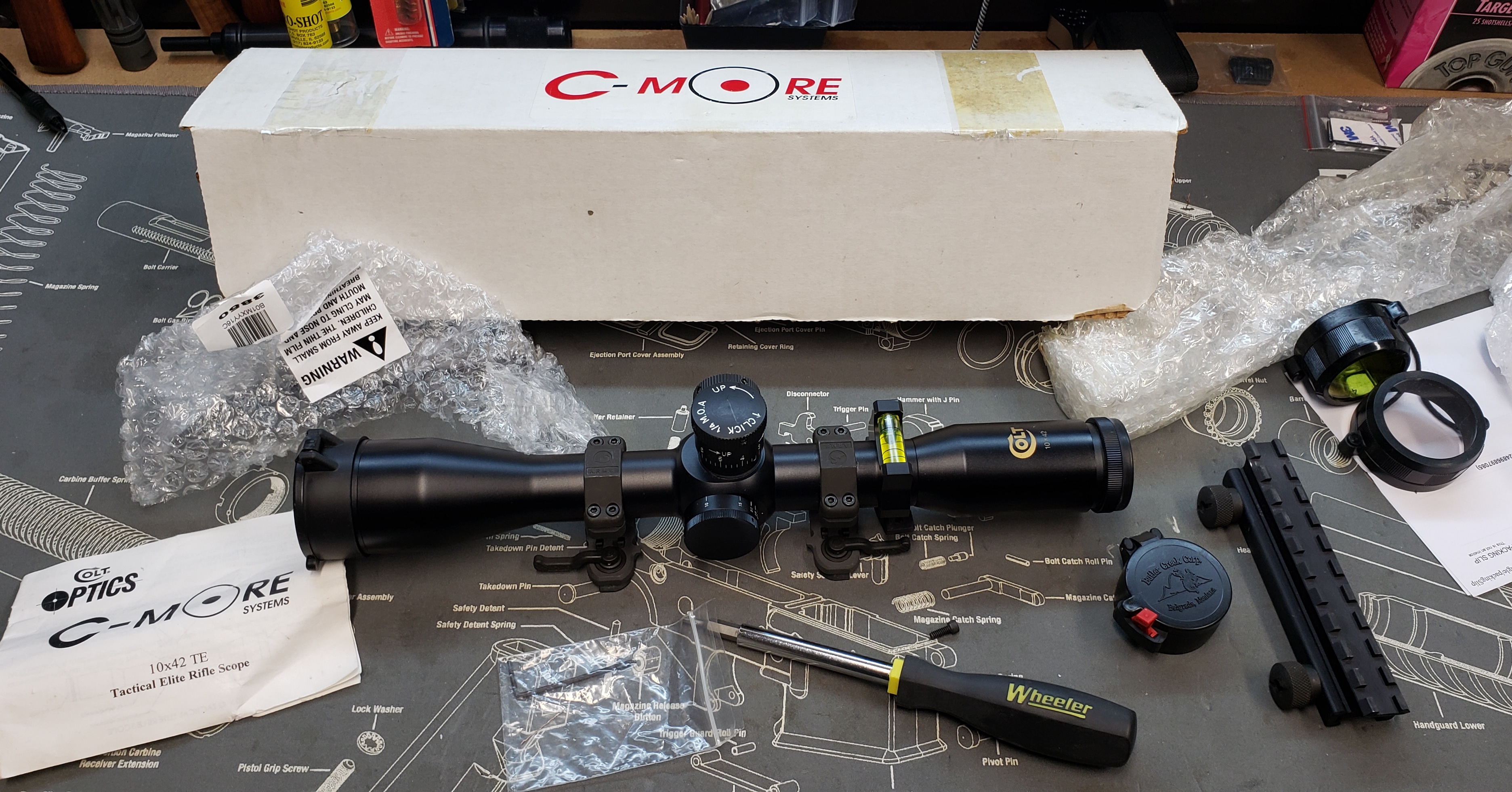 Colt Branded C-More Systems 10×42 Tactical Elite Scope – The Colt AR-15 ...