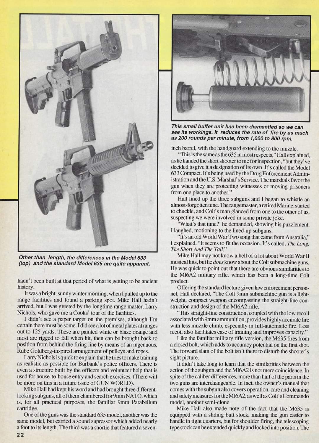 Colt Sub-Machine Gun Family…Gun World May 1993 – The Colt AR-15 Resource