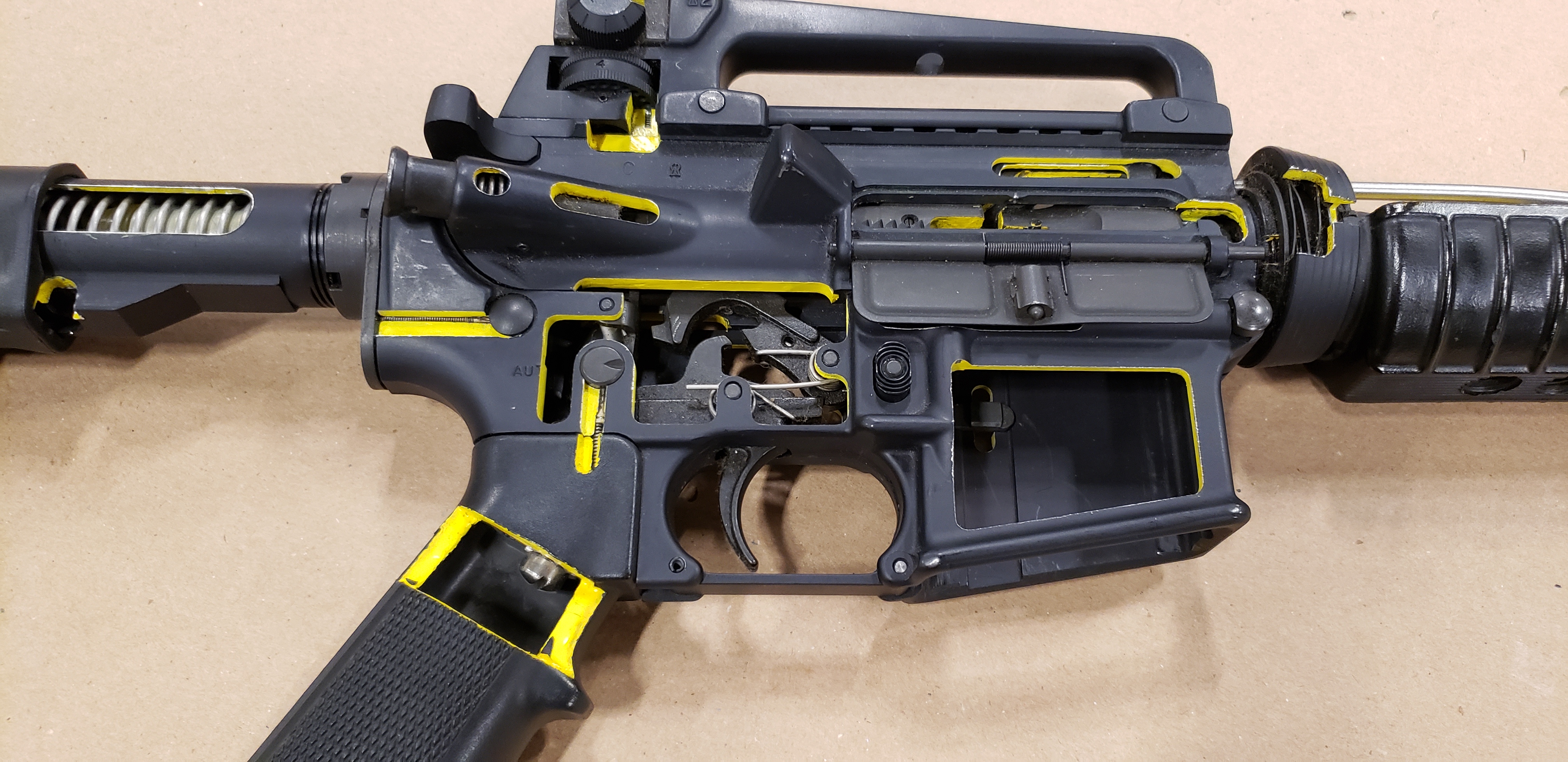 Colt Armorers Course Cut-Away M4 Training Carbine – The Colt AR-15 Resource