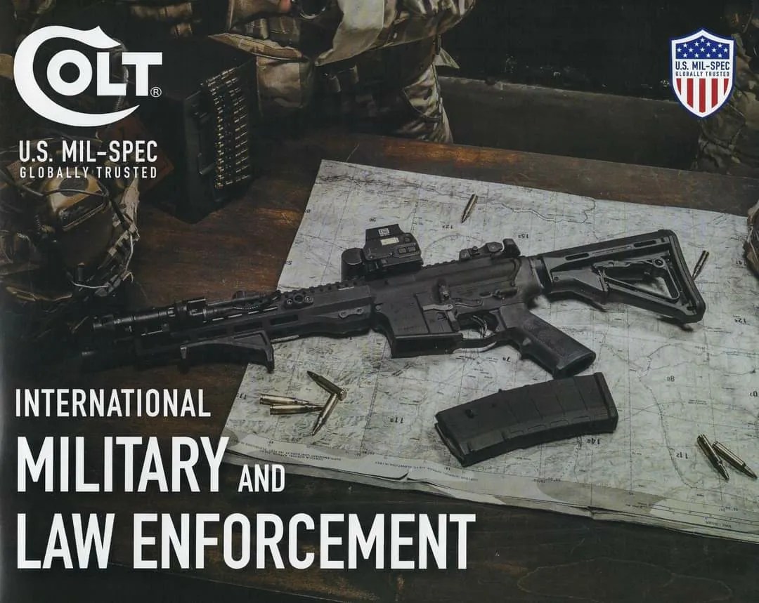 Colt 2022 International Military & Law Enforcement Catalog – The Colt ...