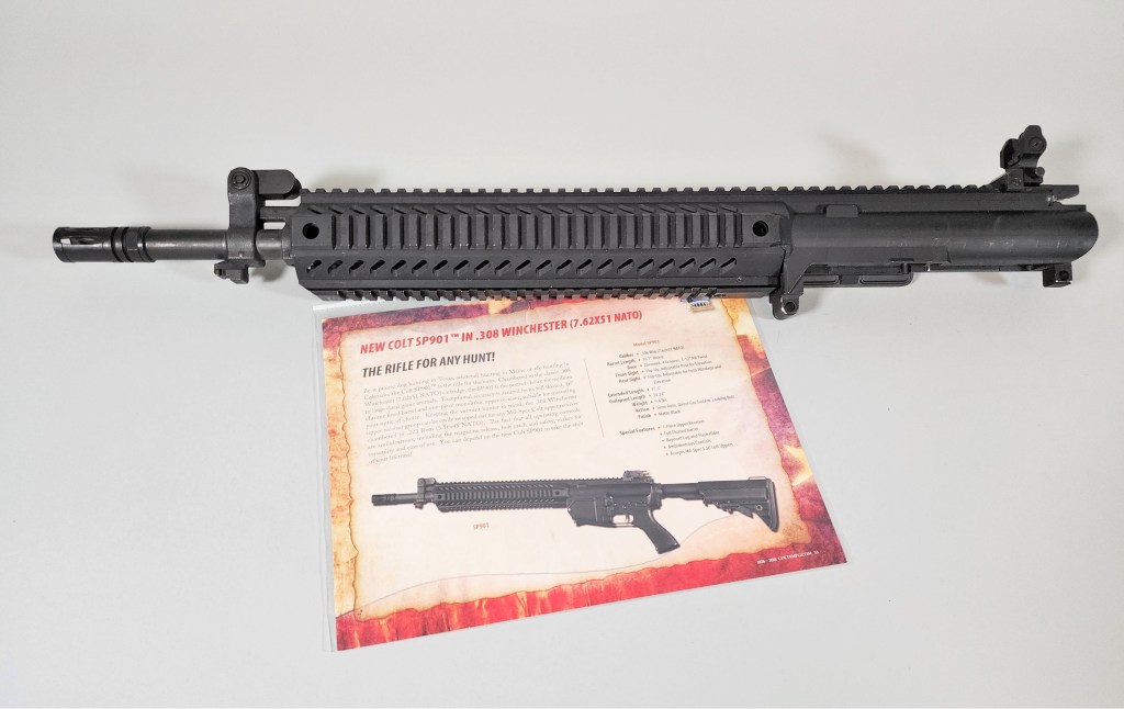 Colt Prototype SP901/LE901 .308 Upper Receiver – The Colt AR-15 Resource