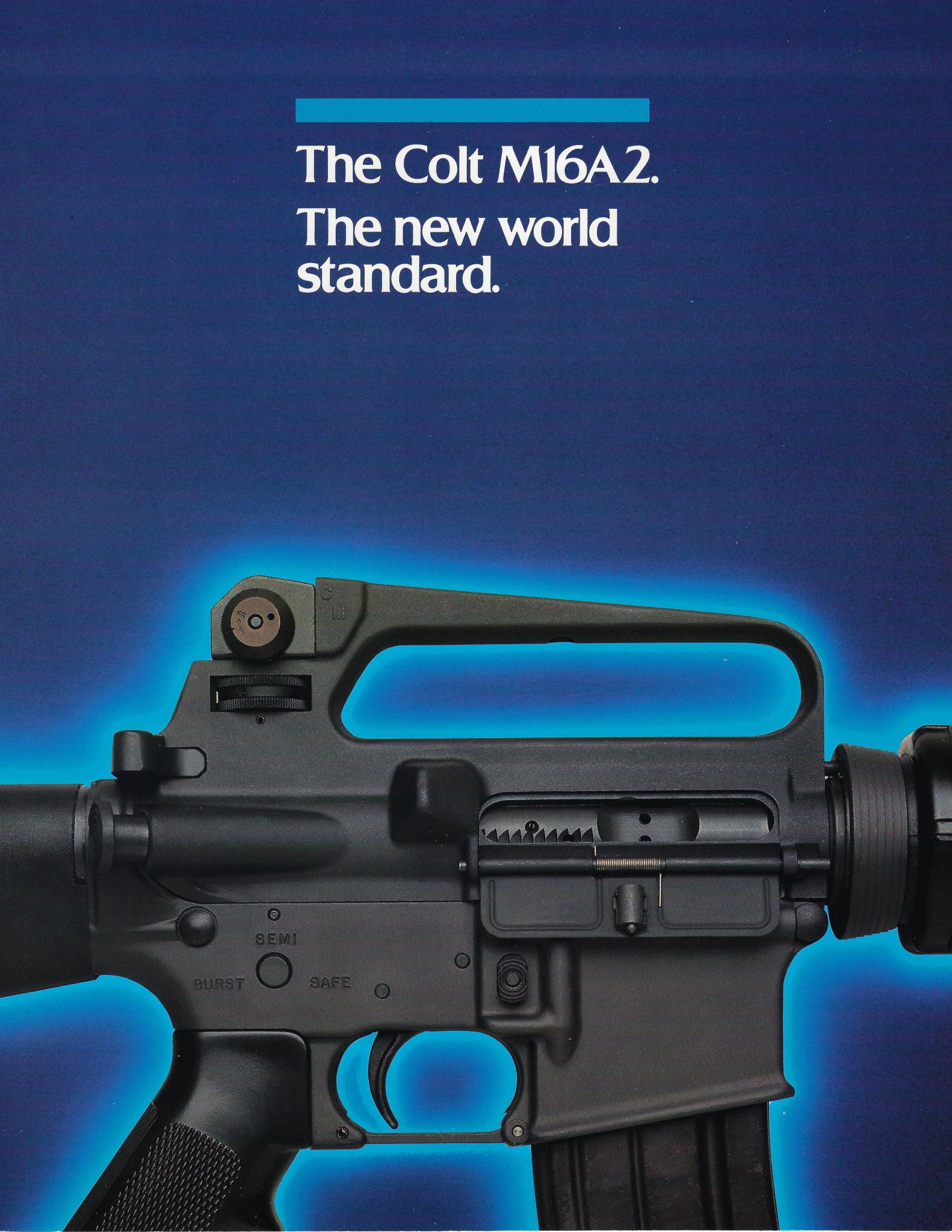 Colt 1987 M16A2 Product Trifold – The Colt AR-15 Resource