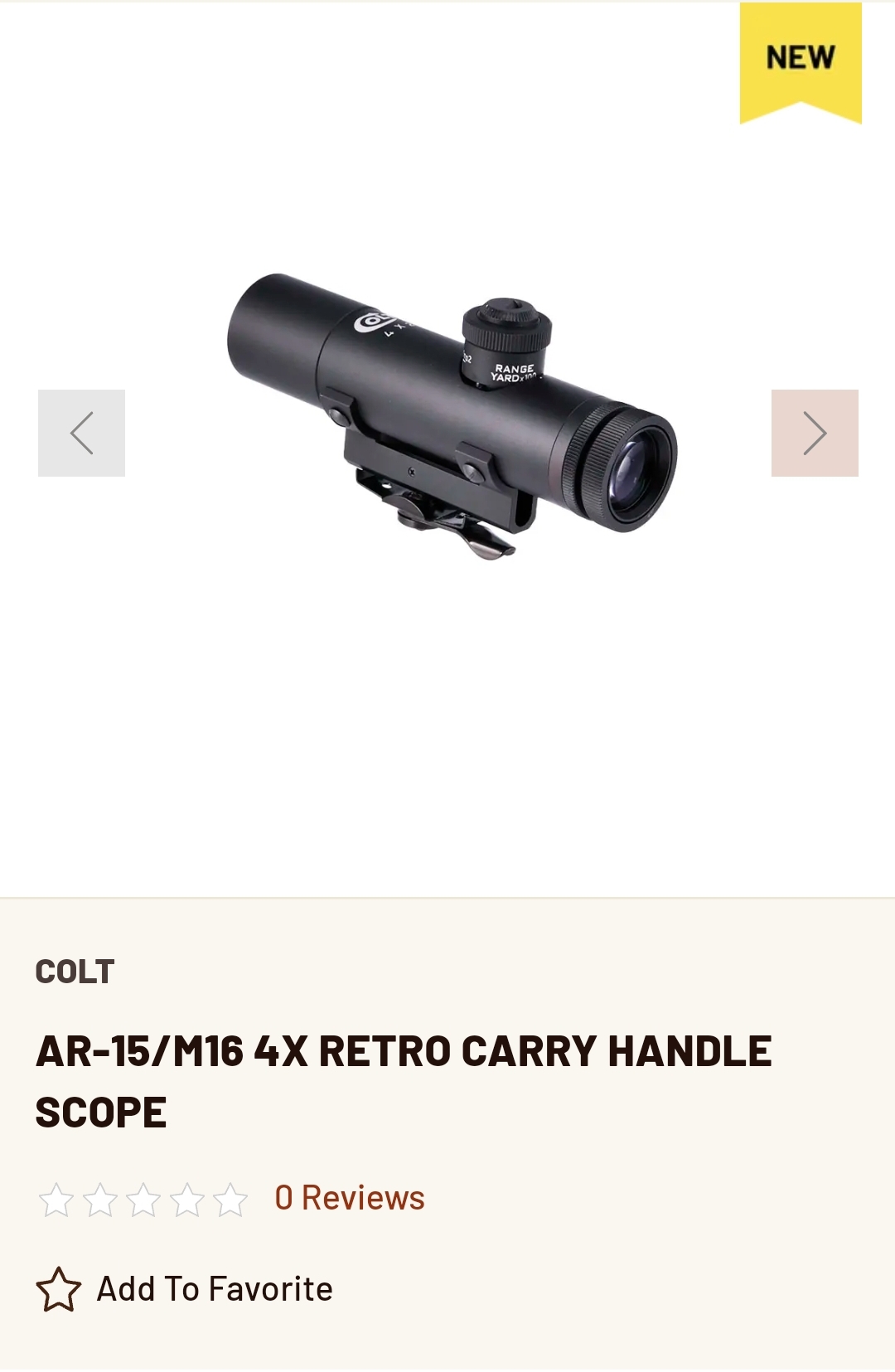 Return Of The Colt 4x Carry Handle Optic – The Colt AR-15 Resource