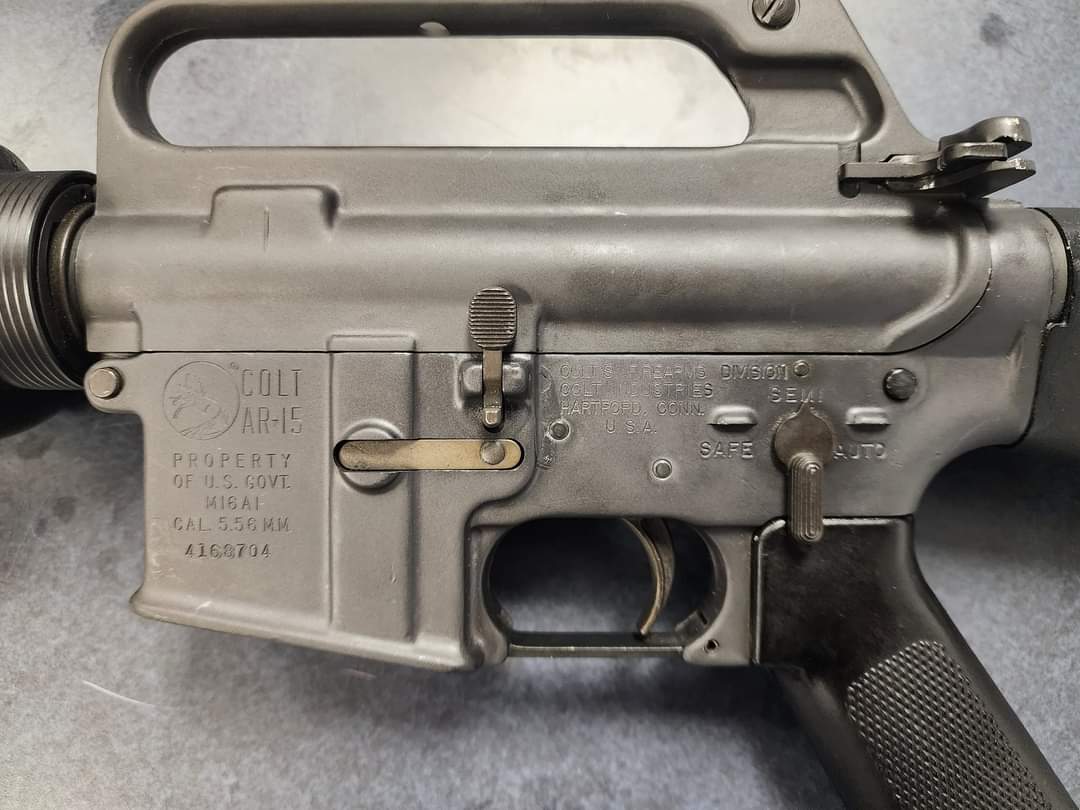 Early Colt M16A1 Seen Today – The Colt AR-15 Resource